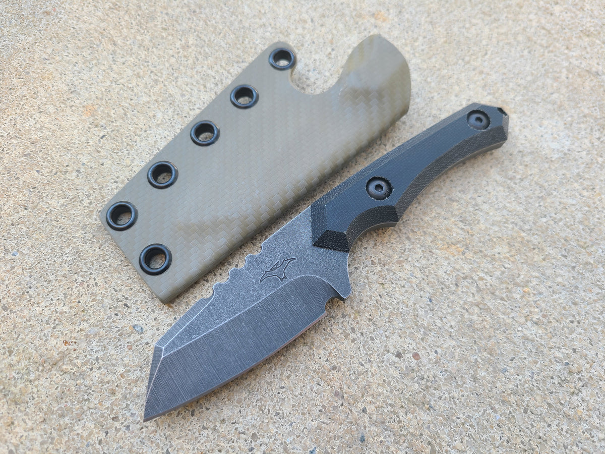 MagnaCut Mid-Sized Raptor (Black Micarta Chamfered) – Tactical ...