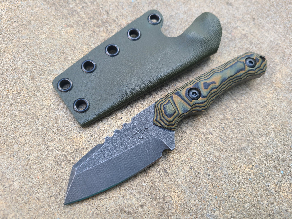 MagnaCut Mid-Sized Raptor (Layered Camo) – Tactical Pterodactyl Knives