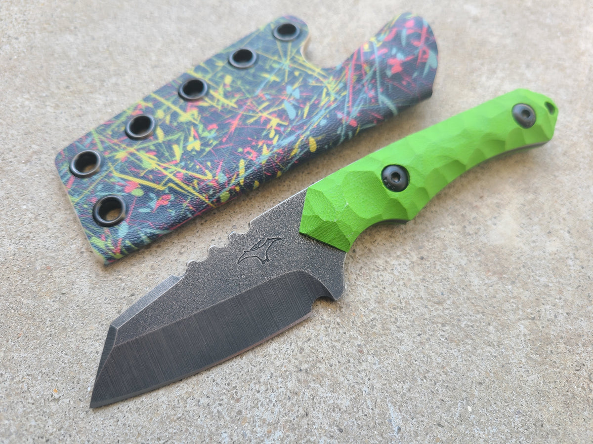 MagnaCut Mid-Sized Raptor (Lime Green) – Tactical Pterodactyl Knives