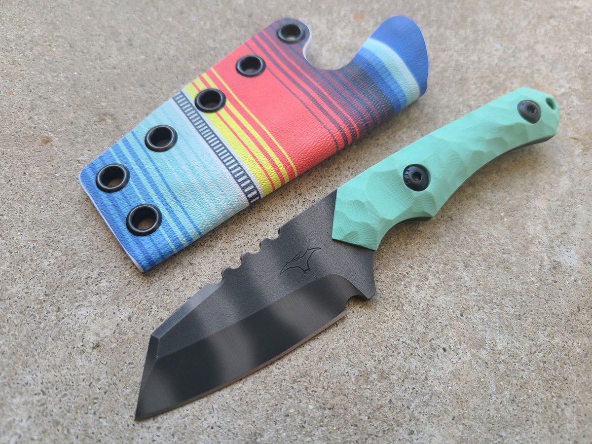 MagnaCut Mid-Sized Raptor (Teal) – Tactical Pterodactyl Knives
