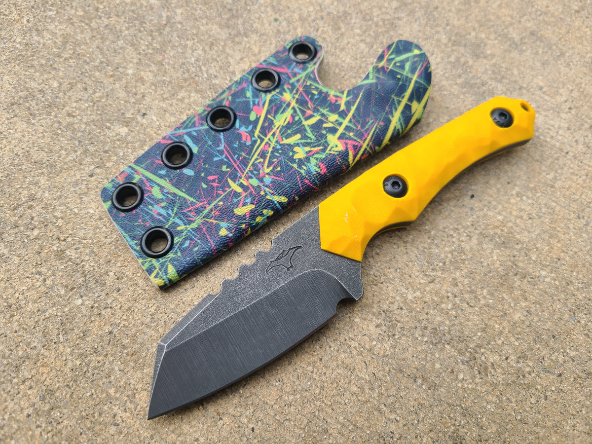 MagnaCut Mid-Sized Raptor (Yellow) – Tactical Pterodactyl Knives