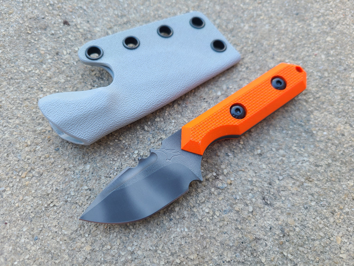 S45VN Mini Camper w/ Fuller (Orange Peel Ply) – Tactical Pterodactyl Knives