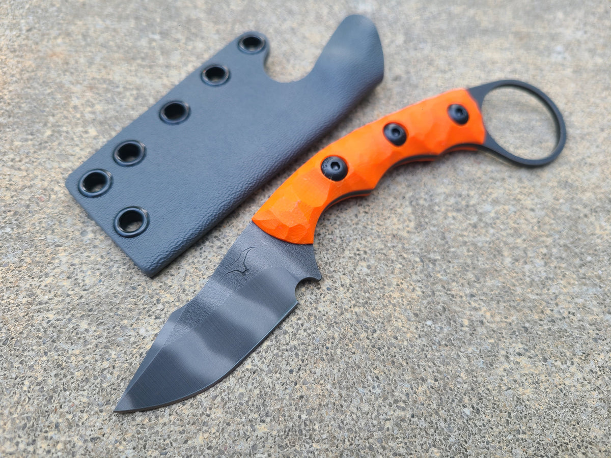 MagnaCut Ringed Scalpel (Hunter Orange) – Tactical Pterodactyl Knives