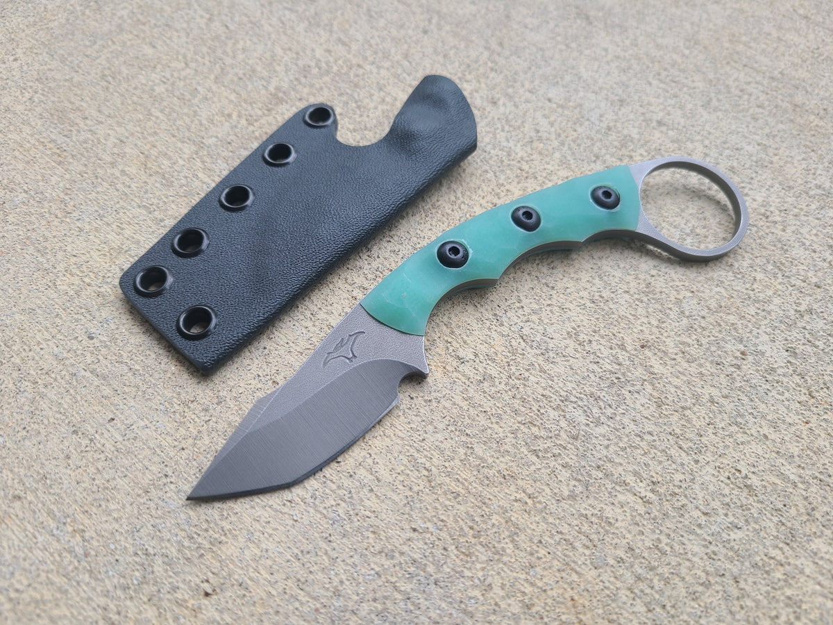 Nitro-V Ringed Scalpel (Opal - Tanto) – Tactical Pterodactyl Knives