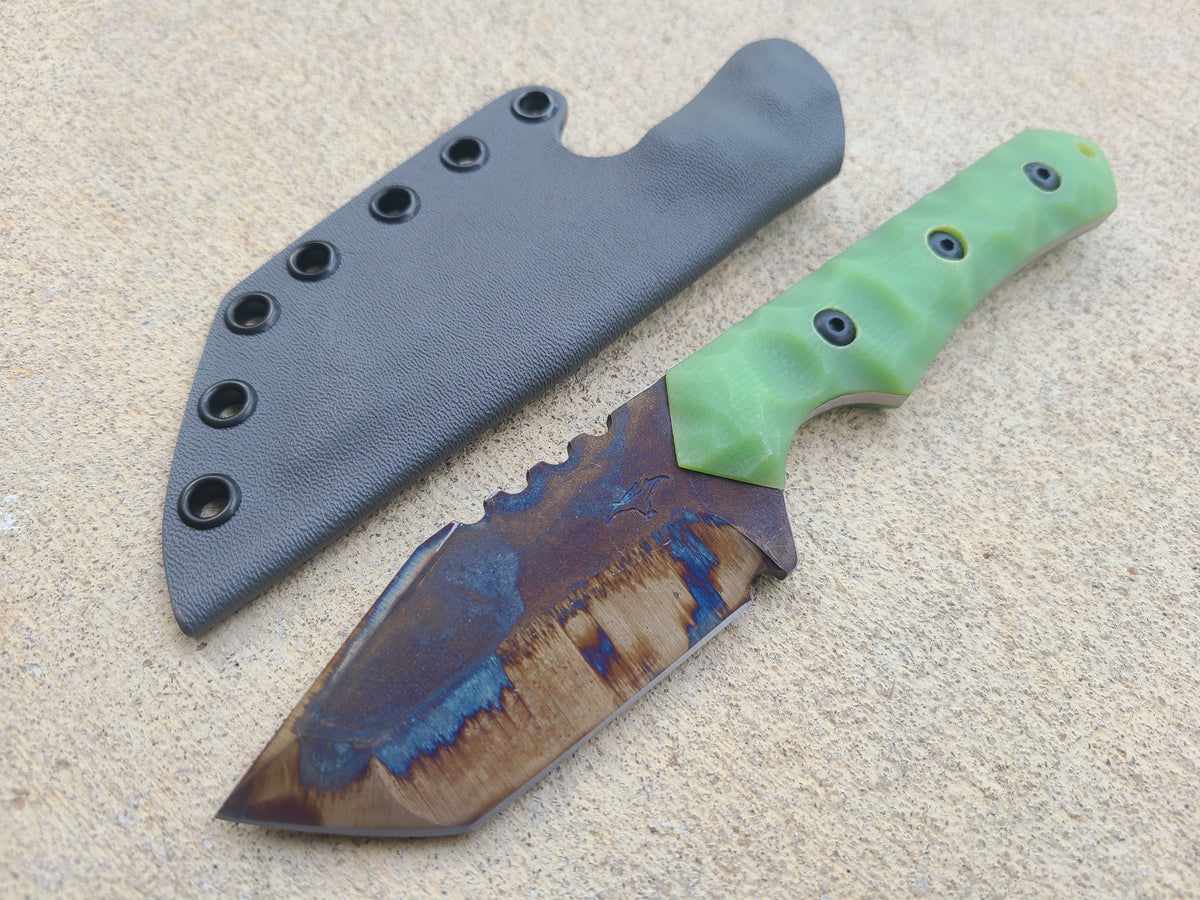 Cruwear Full Sized Tanto (Slime - Galaxy) – Tactical Pterodactyl Knives