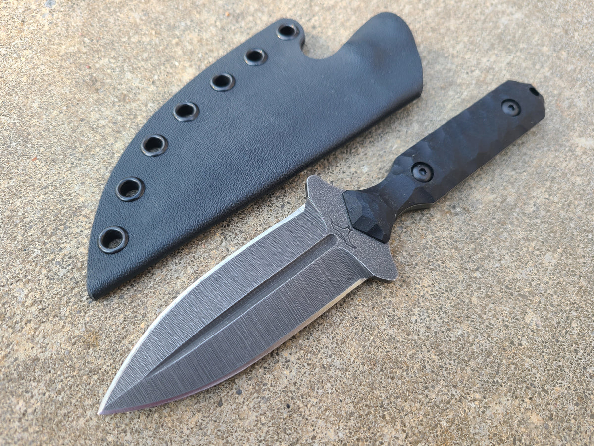 Cruwear Dagger (Black) – Tactical Pterodactyl Knives