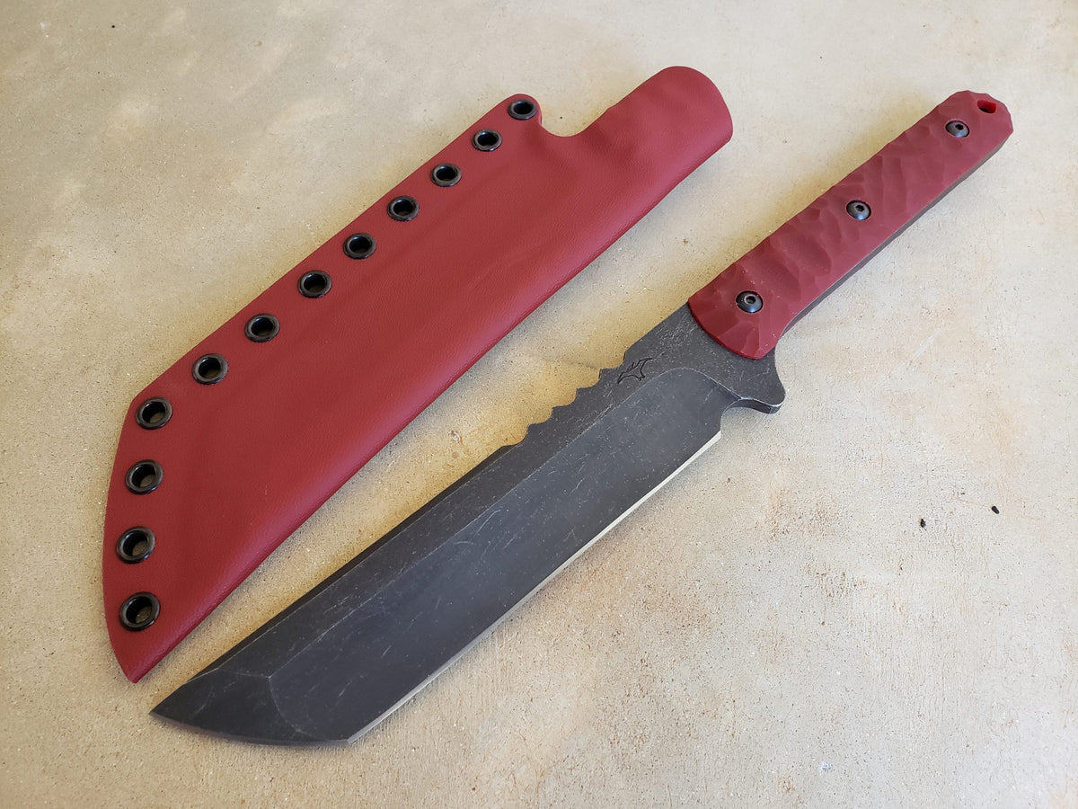 Z-Tuff S3 (Deep Red) – Tactical Pterodactyl Knives