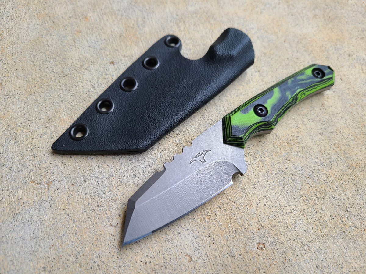 Nitro-V Mid-Sized Raptor (Marbled Green) – Tactical Pterodactyl Knives