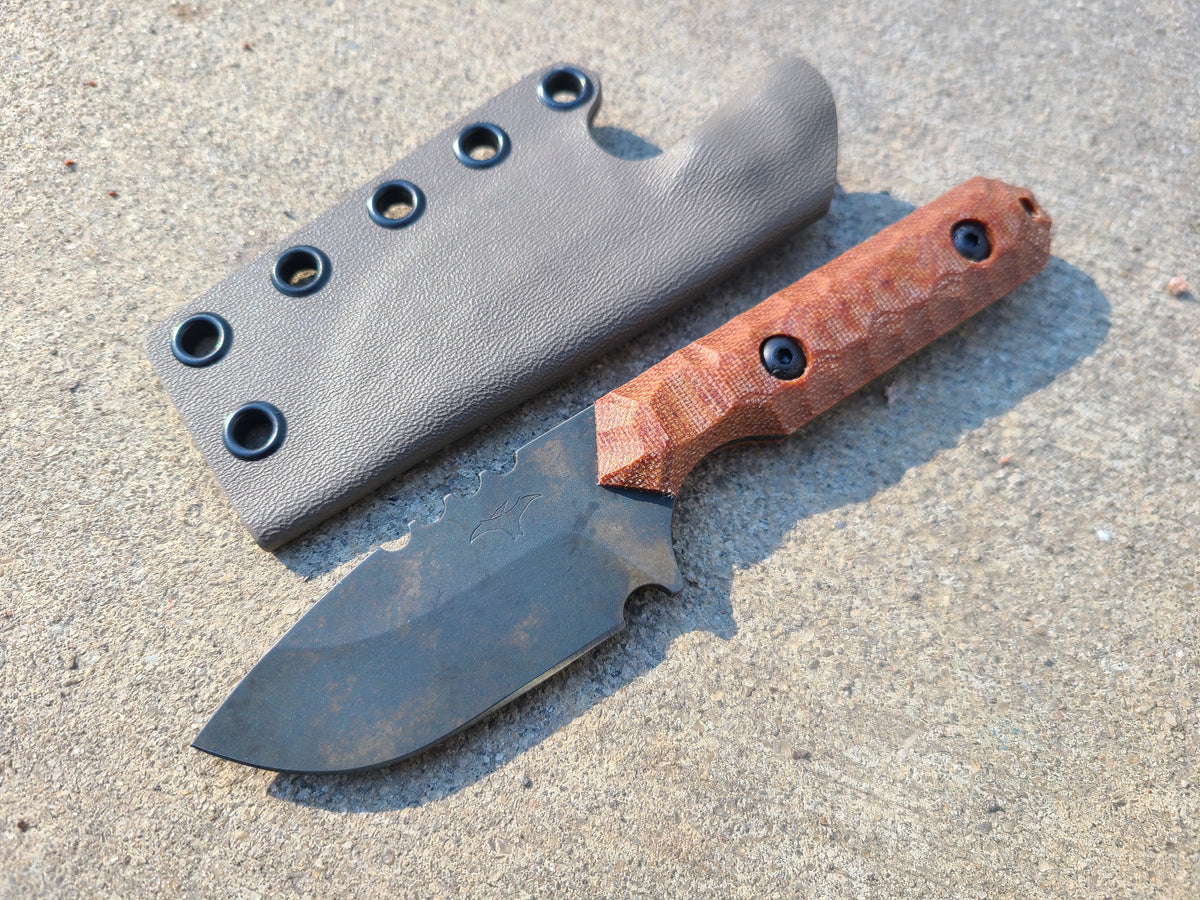 52100 Mid-Sized Camper (Natural Micarta / Slate) – Tactical Pterodactyl ...
