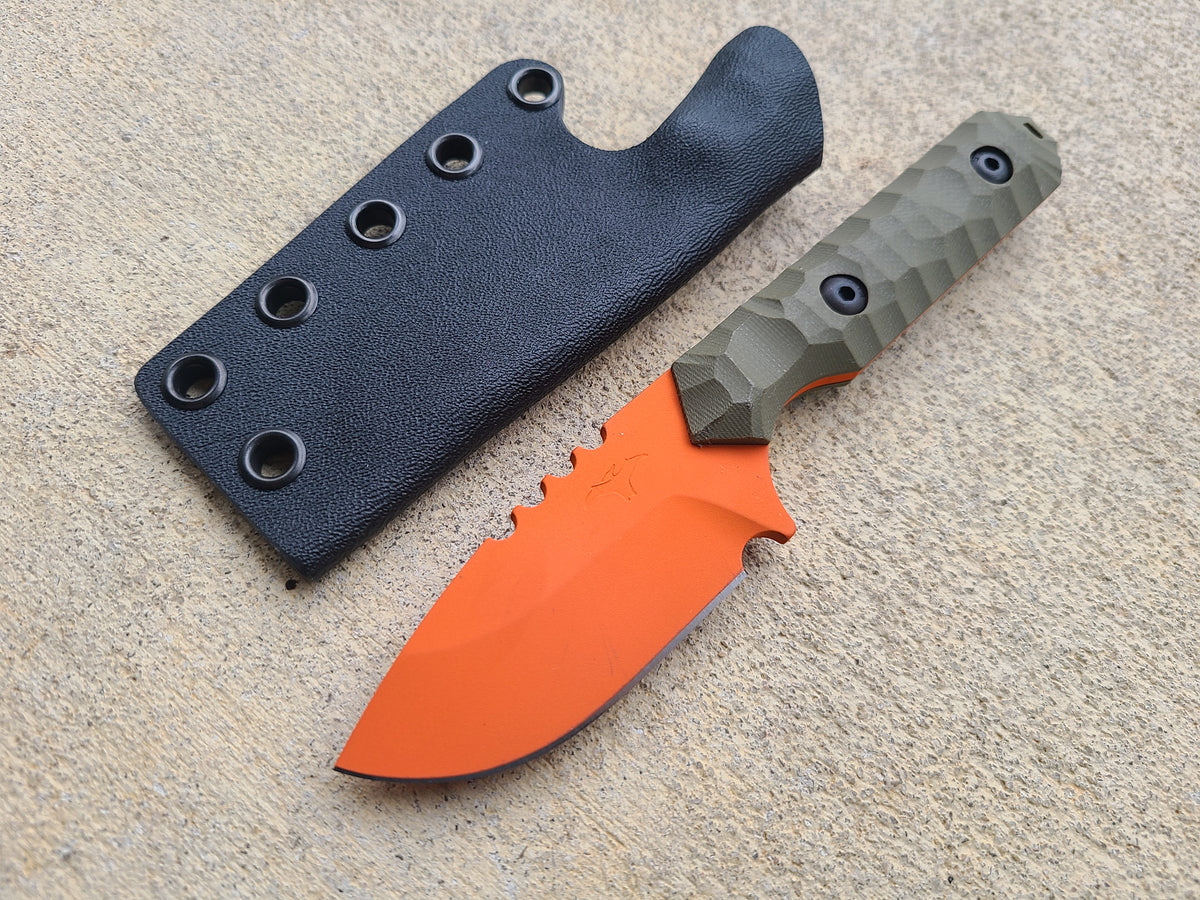 52100 Mid-Sized Camper (OD Green - Ceracoat) – Tactical Pterodactyl Knives