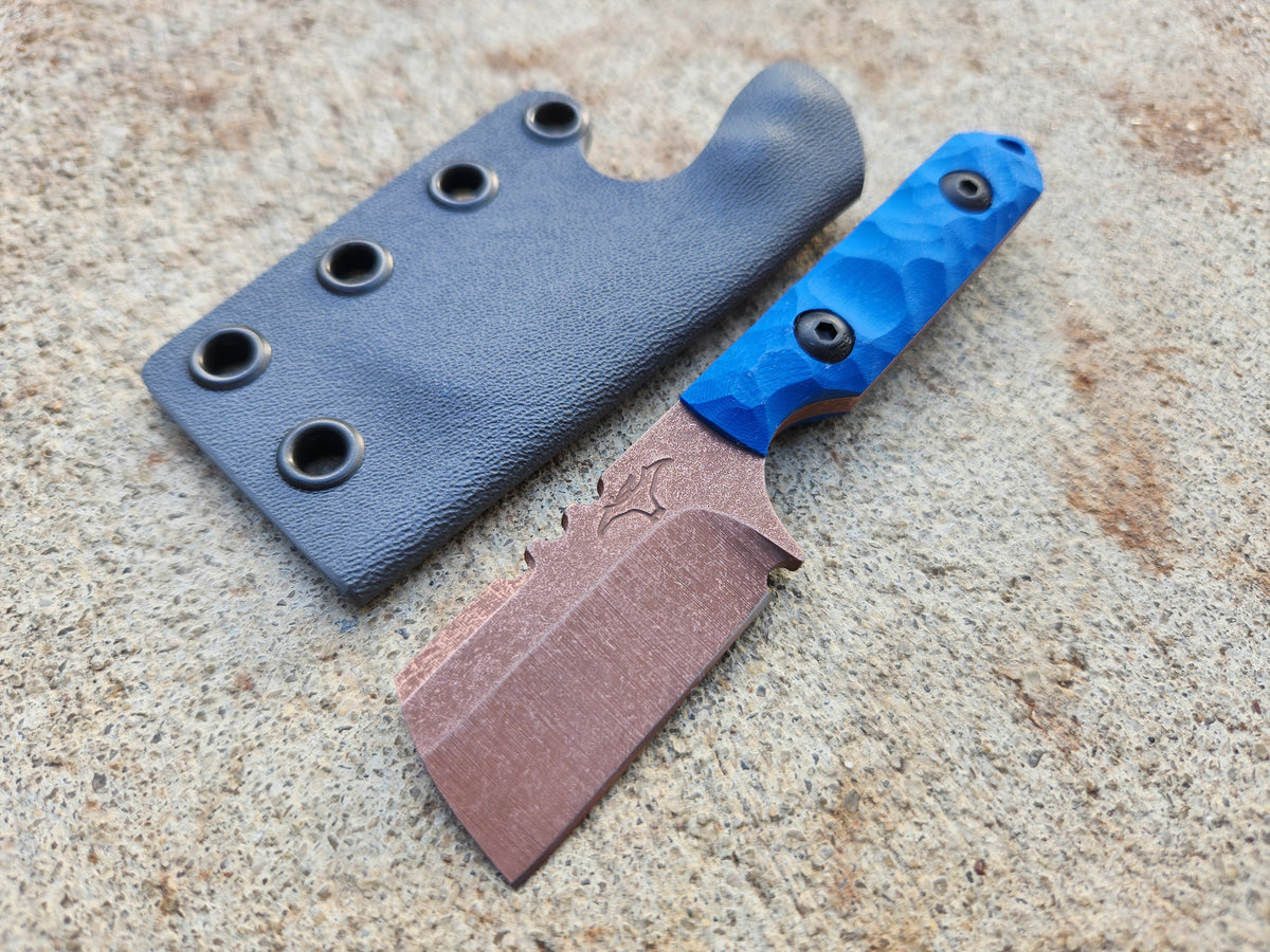 Cruwear Mini Cleaver (Bright Blue) – Tactical Pterodactyl Knives