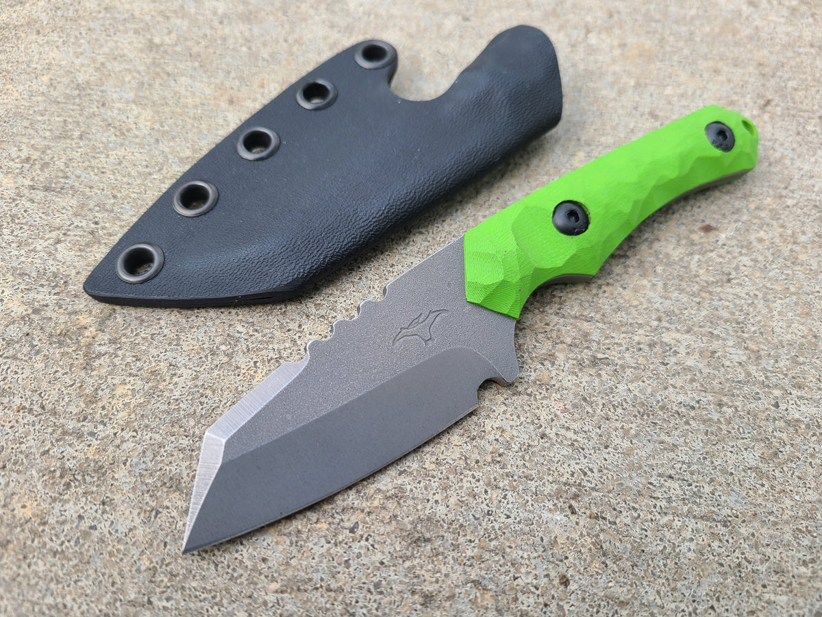 MagnaCut Mid-Sized Raptor (Lime Green) – Tactical Pterodactyl Knives
