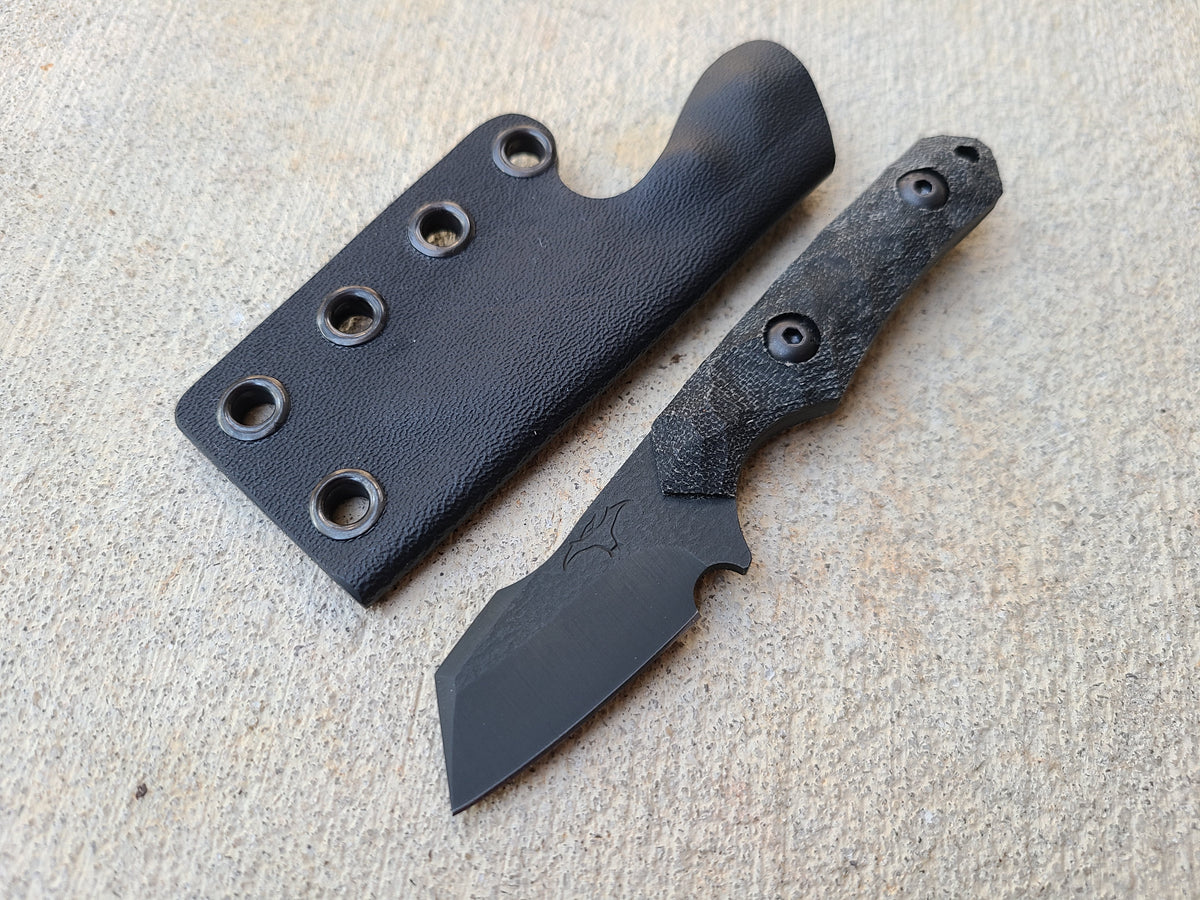 Zwear Mini Harpoon Raptor (Black Micarta) – Tactical Pterodactyl Knives