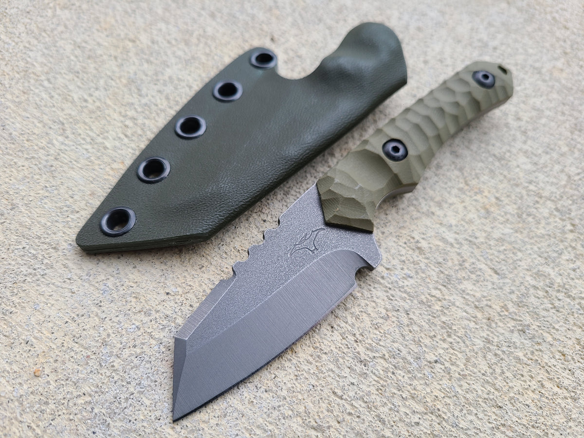 S90V Mid-Sized Raptor (OD Green) – Tactical Pterodactyl Knives